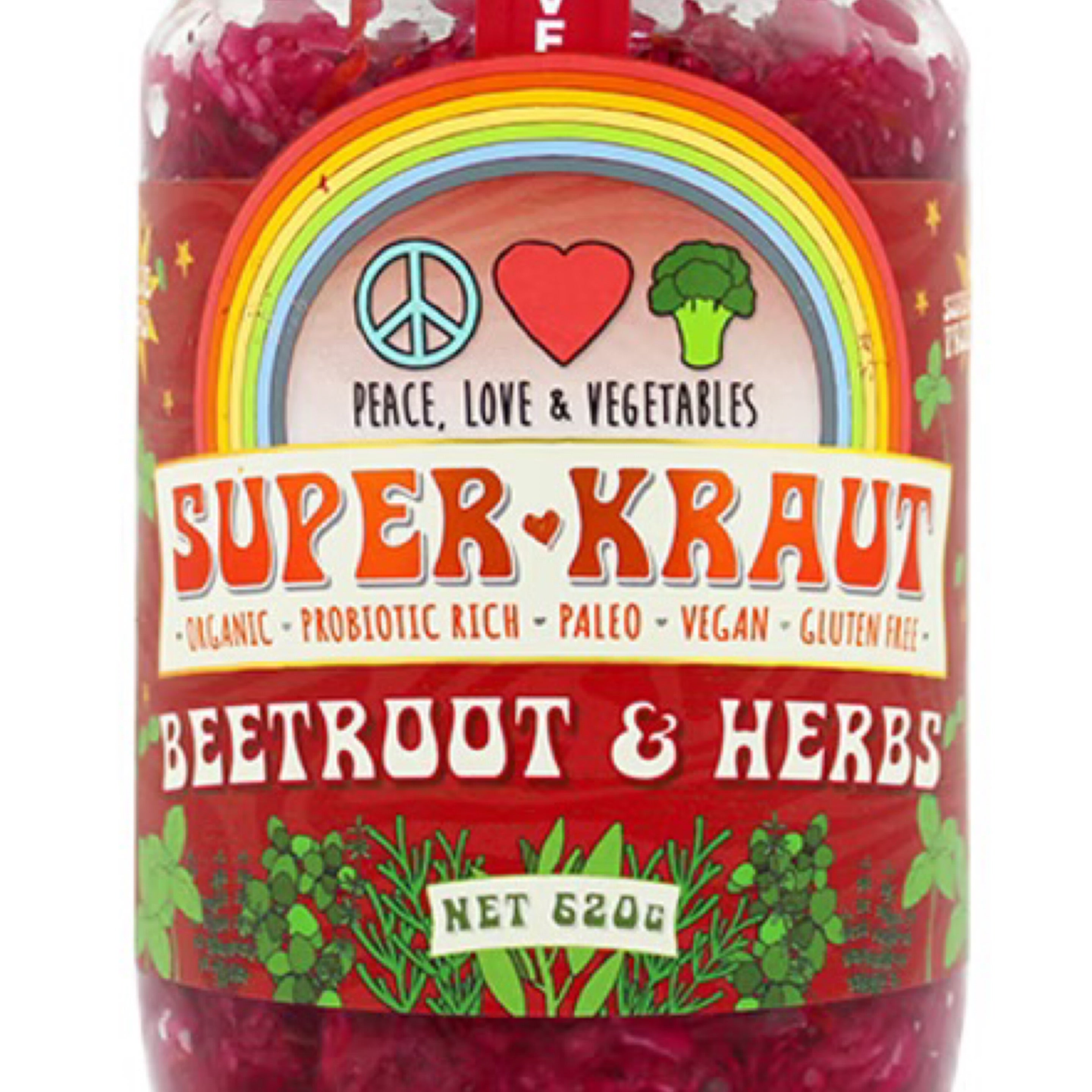 Peace Love + Vegetables - Organic Raw Krauts | Tomorrows Earth